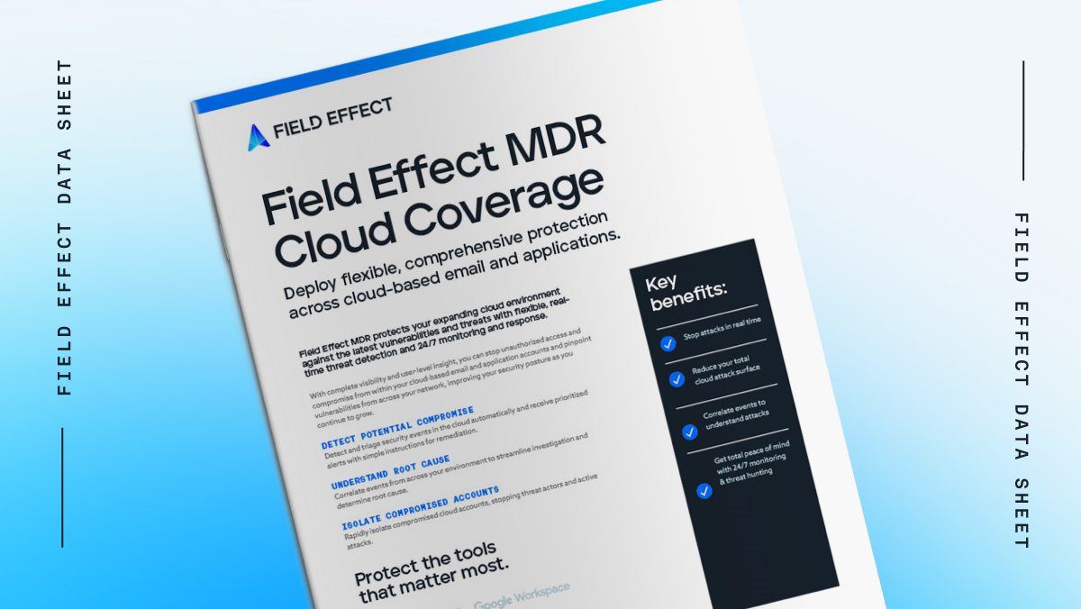 Field Effect MDR Cloud Coverage